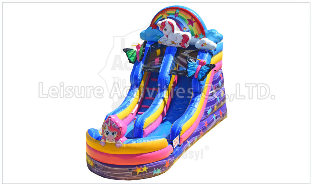 13ft Single Lane Water Slide - Unicorn II - SL - Leisure Activities USA