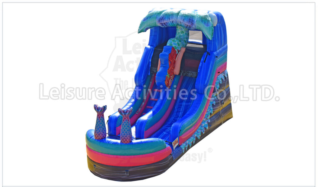13ft Single Lane Water Slide - Mermaid-SL - Leisure Activities USA