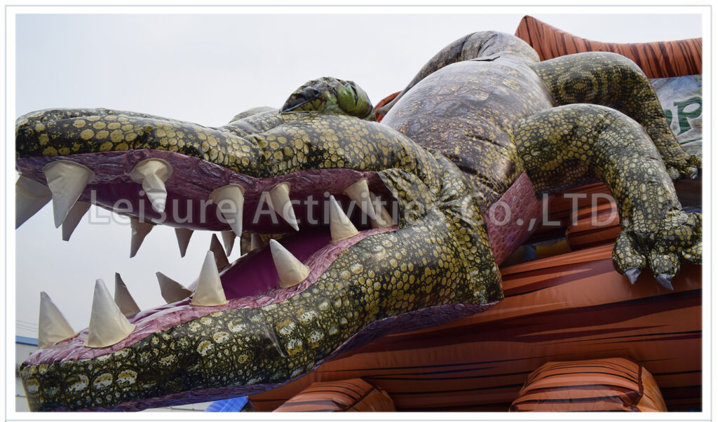 16ft Double Lane Water Slide- Alligator Swamp-SL - Leisure Activities USA
