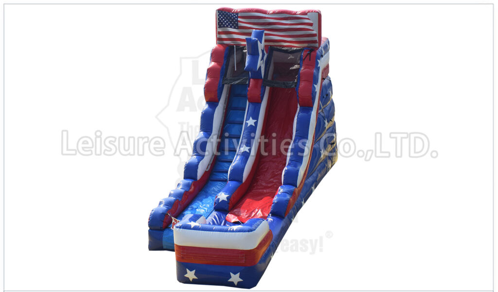 16ft Single Lane Water Slide-Old Glory-SL - Leisure Activities USA