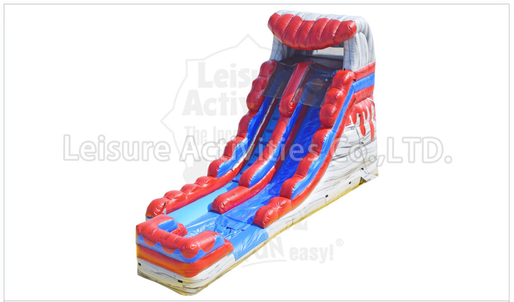 16ft Lava Single Lane Water Slide - Stone II-SL - Leisure Activities USA