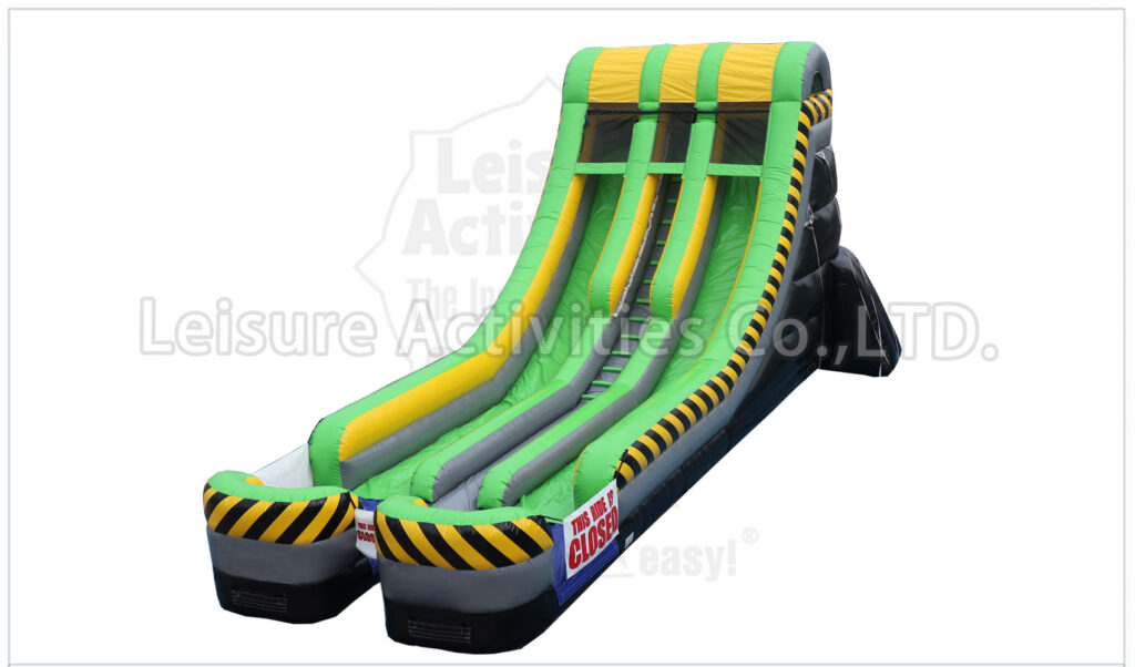 18ft Double Lane Water Slide- Caution-SL - Leisure Activities USA