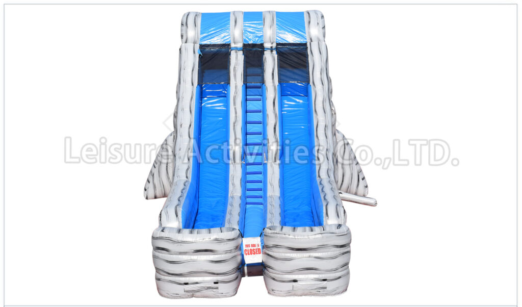 18ft Double Lane Water Slide-Stone-SL - Leisure Activities USA
