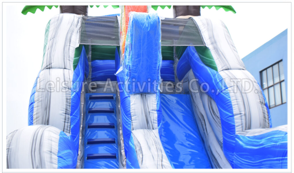 18ft Tropical Single Lane Water Slide II-RPL - Leisure Activities USA