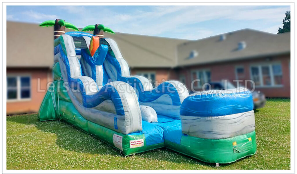 18ft Tropical Single Lane Water Slide II-RPL - Leisure Activities USA