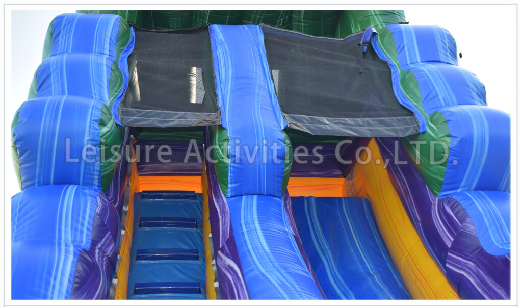 20ft Single Lane Water Slide-Green Oasis-SL - Leisure Activities USA