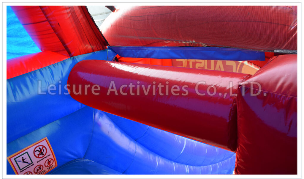 20ft Caustic Drop Water/Foam Slide-Marble Red-SL - Leisure Activities USA