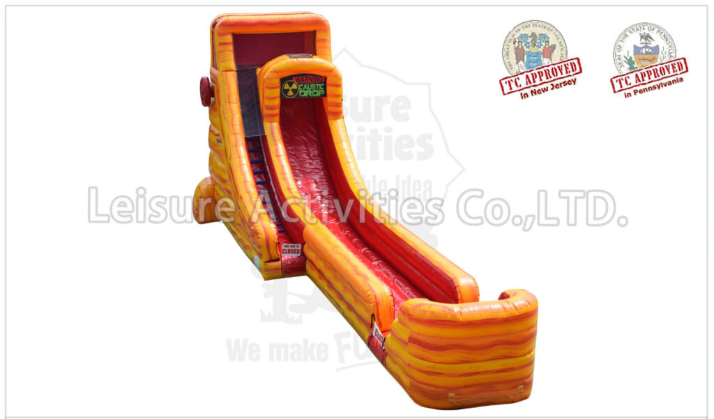 20ft Caustic Drop Water/Foam Slide-Marble Yellow-SL - Leisure ...