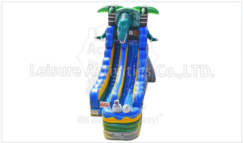 18ft Single Lane Water Slide-Jurassic-SL (Max Height 20ft) - Leisure ...