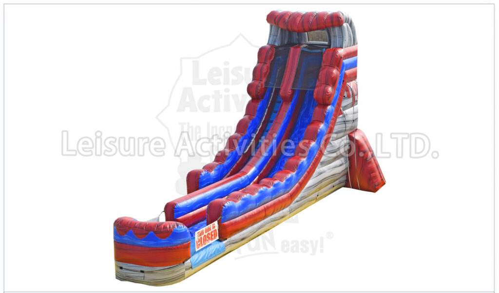 20ft Lava Single Lane Water Slide- Stone-SL - Leisure Activities USA