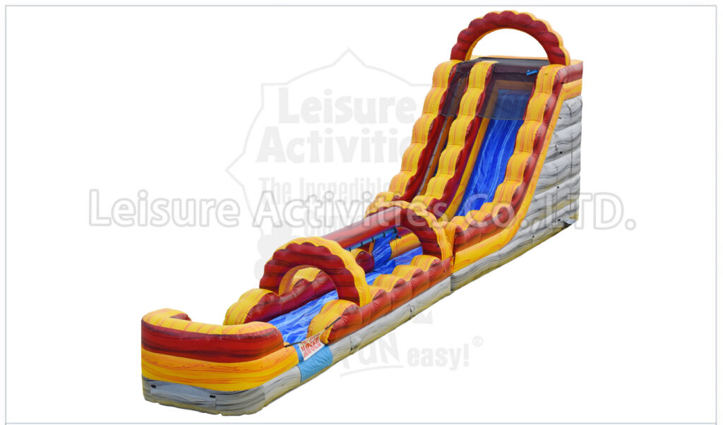 20ft Volcano Single Lane Water Slide/Slip N Slide-PL - Leisure ...