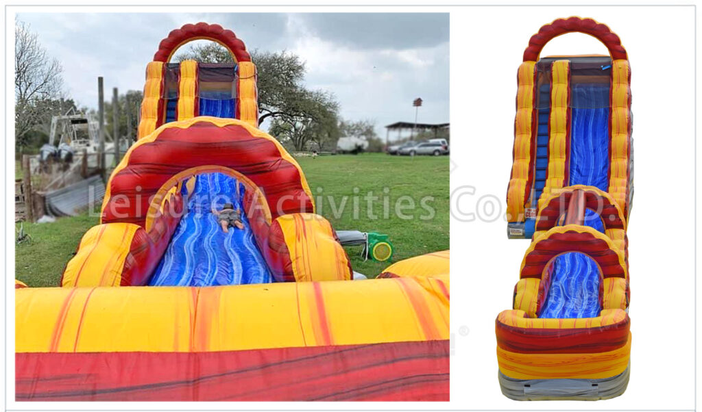 20ft Volcano Single Lane Water Slide/Slip N Slide-PL - Leisure ...