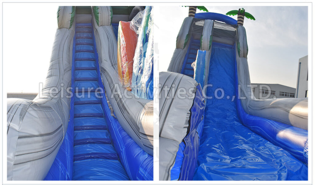22ft Single Lane Water Slide-Tropical- RPL - Leisure Activities USA