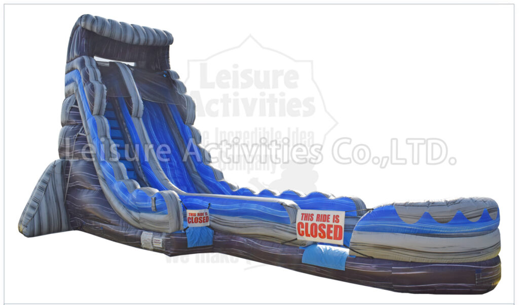 22ft Wave Single Lane Water Slide- Marble Purple II-RPL - Leisure ...
