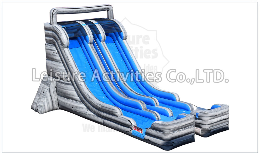 22ft Double Lane Water Slide-Stone II-SL - Leisure Activities USA