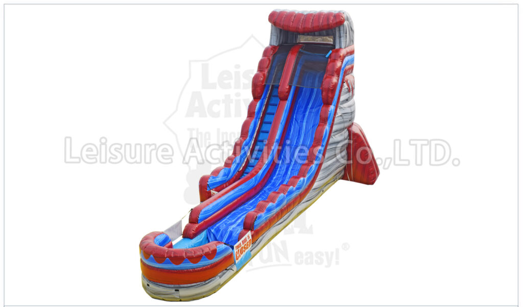 22ft Lava Single Lane Water Slide- Stone II-RPL - Leisure Activities USA