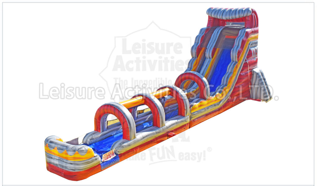 22ft Single Lane Volcano Slip N Slide- LTE-PL/SL - Leisure Activities USA