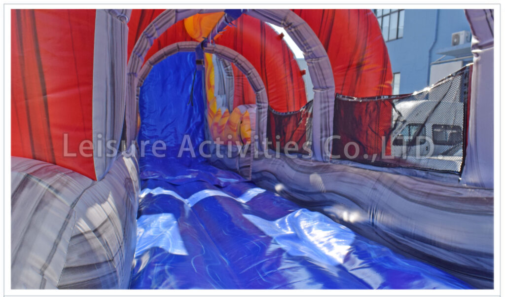 22ft Single Lane Volcano Slip N Slide- LTE-PL/SL - Leisure Activities USA