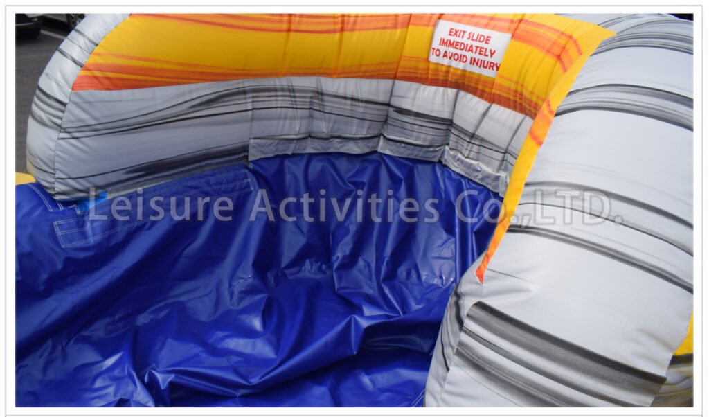 22ft Volcano Single Lane Water Slide- Marble Red II-RPL - Leisure ...