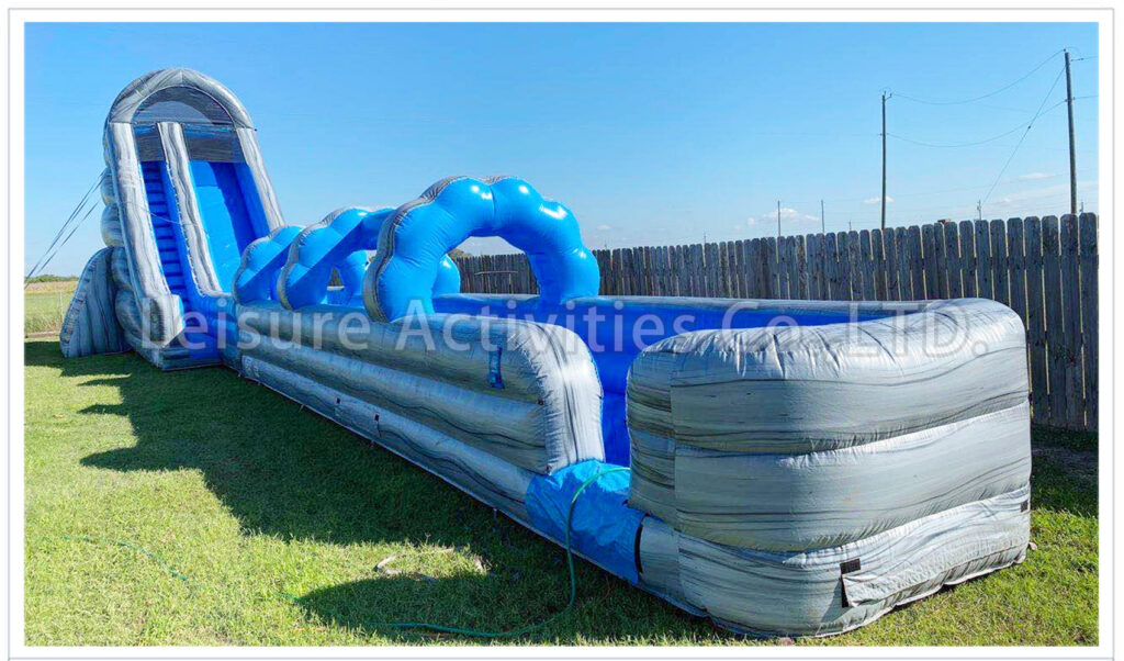 24ft Single Lane Slip N Slide-Stone-PL - Leisure Activities USA