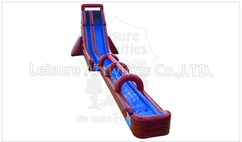 26ft Single Lane Slip N Slide-Marble Red-SL - Leisure Activities USA