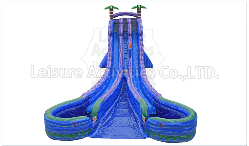28ft Premier Double Lane Water Slide-PL - Leisure Activities USA