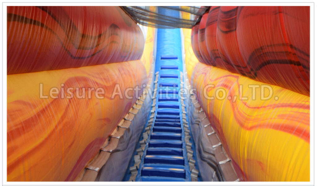 40ft Volcano Double Lane Slip N Slide-PL - Leisure Activities USA