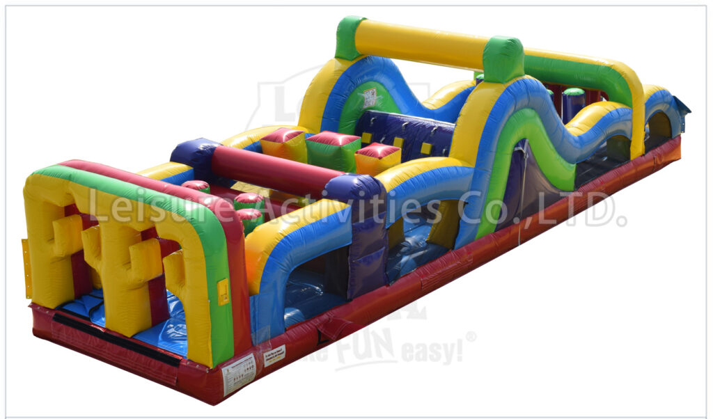 40ft Obstacle Course II-Retro - Leisure Activities USA