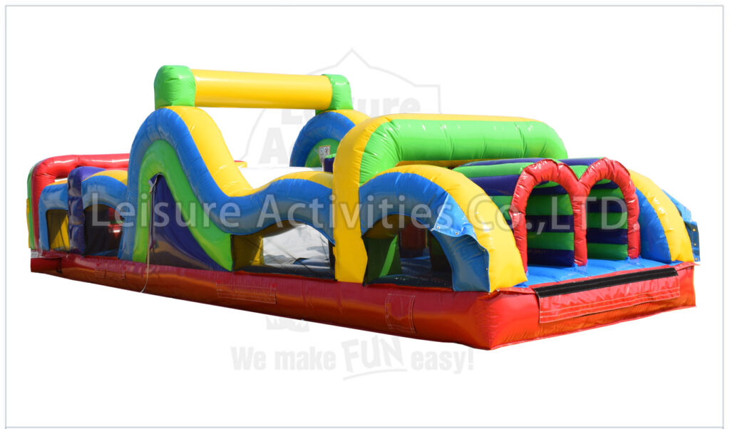 40ft Obstacle Course II-Retro - Leisure Activities USA