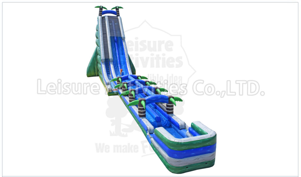 40ft Tropical Double Lane Slip N Slide-PL - Leisure Activities USA