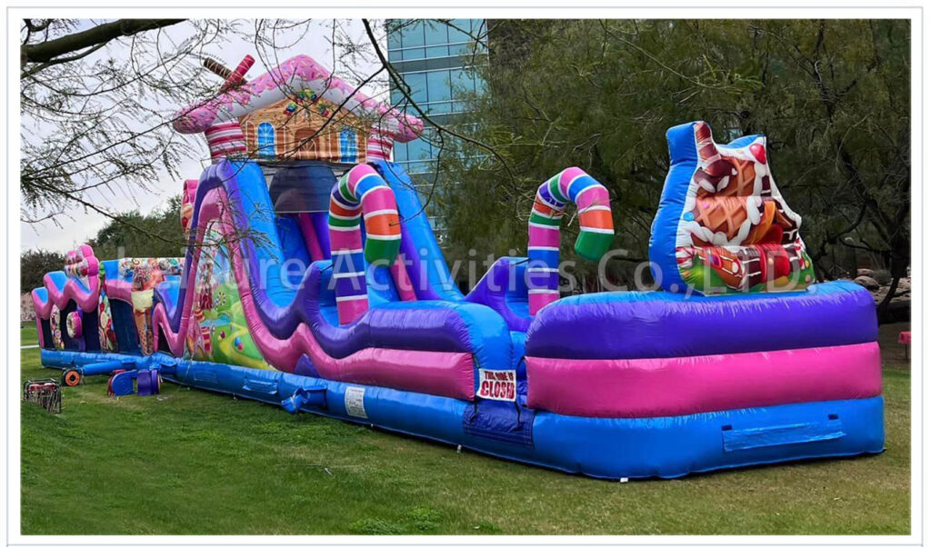 Candy Land Challenge Obstacle Wet/Dry-PL - Leisure Activities USA