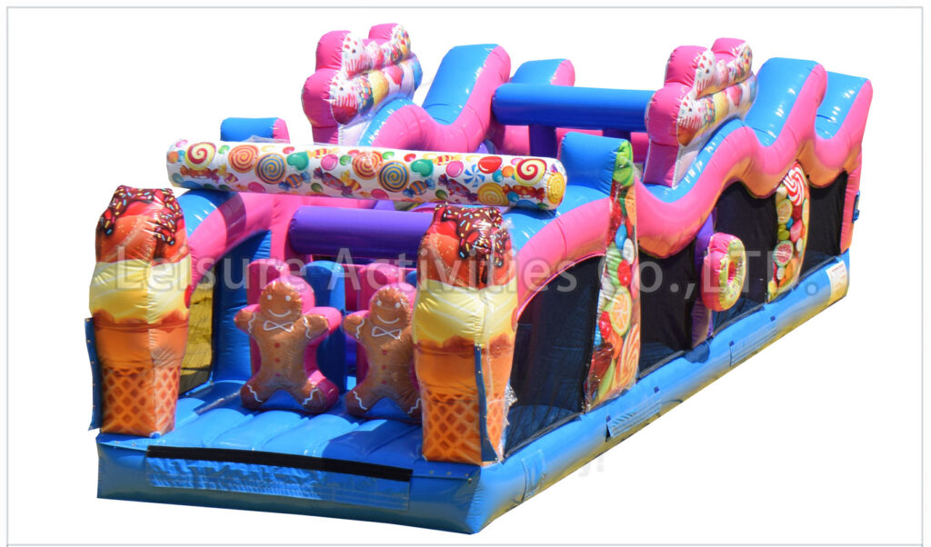 Candy Land Challenge Obstacle Wet/Dry-PL - Leisure Activities USA