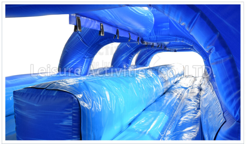 Double Lane Slip N Slide Pool Splash-Marble Blue-PL - Leisure ...