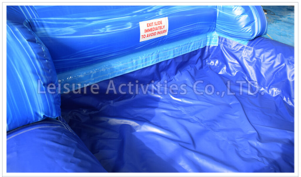 Double Lane Slip N Slide Pool Splash-Marble Blue-PL - Leisure ...