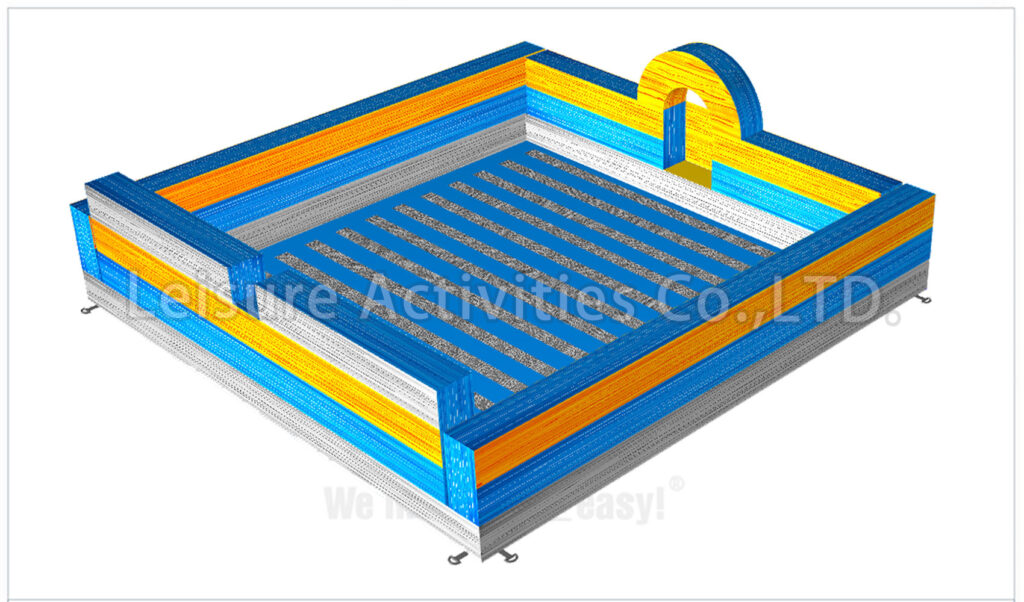 Foam Dance Pit II - Marble Blue - Leisure Activities USA