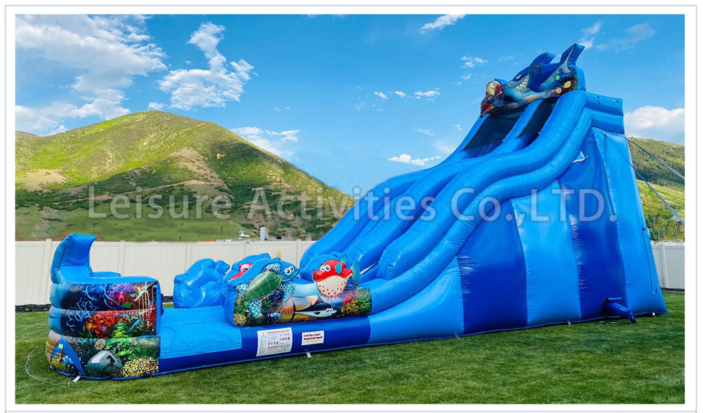 Shark Water Slide II-SL - Leisure Activities USA