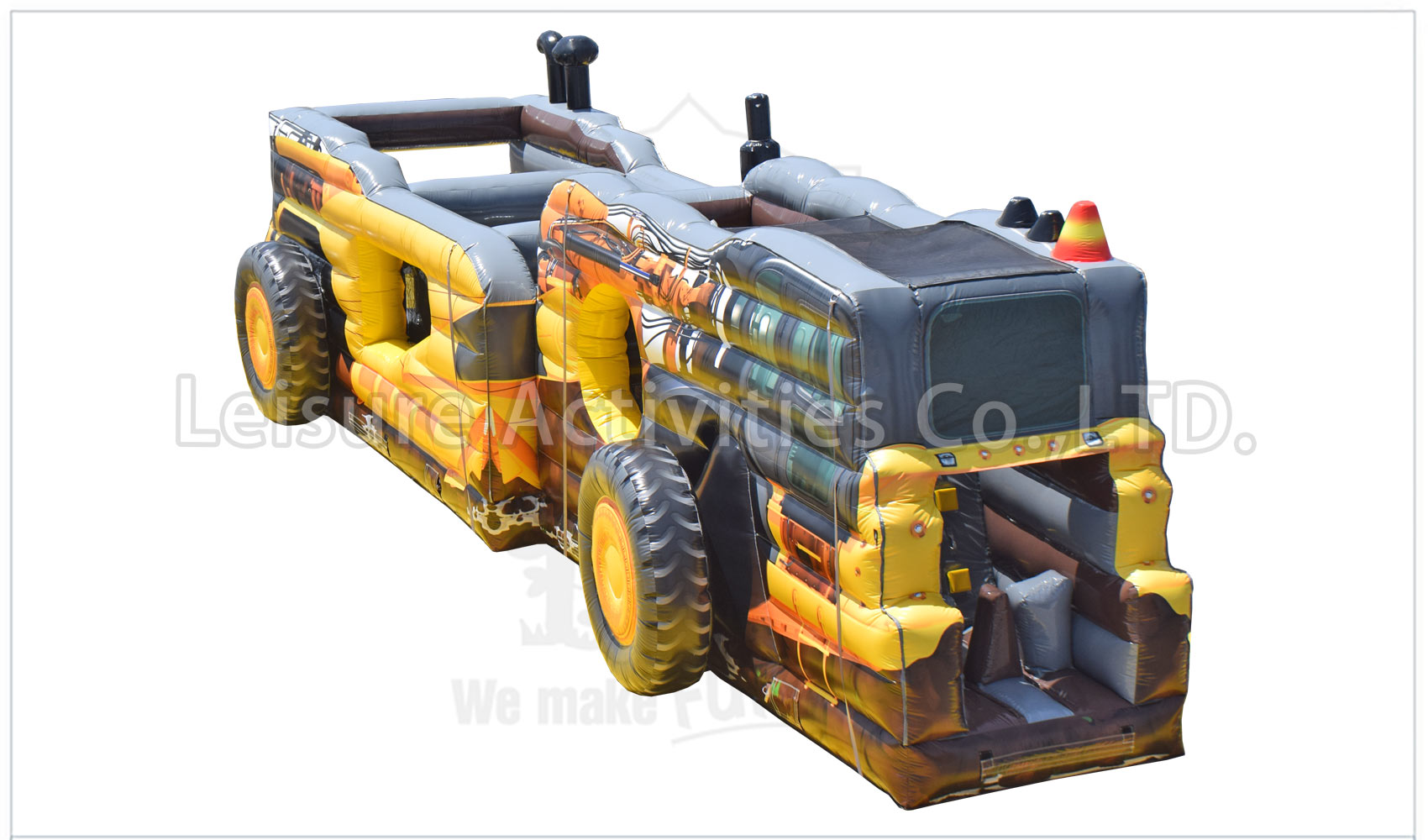 Construction Tractor Scraper Obstacle - Leisure Activities USA