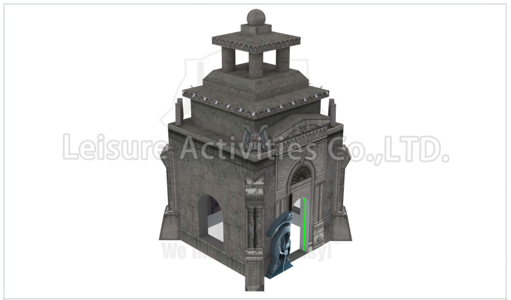 25ft Halloween Crypt Water/Foam Play Station-Glow - Leisure Activities USA