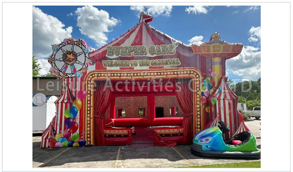 Carnival Themed Bumper Car Arena - Leisure Activities USA