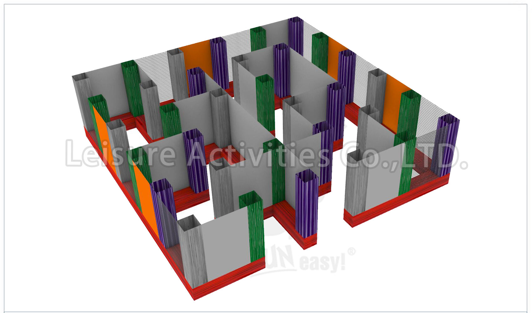 22ft Hybrid Maze - Leisure Activities USA
