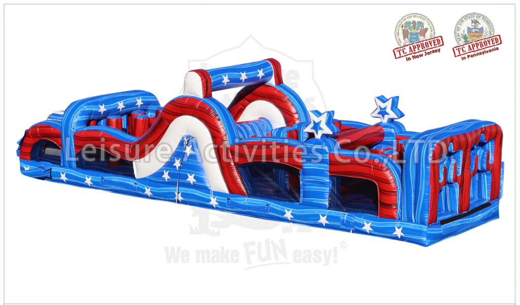 40ft Obstacle Course II-Old Glory - Leisure Activities USA