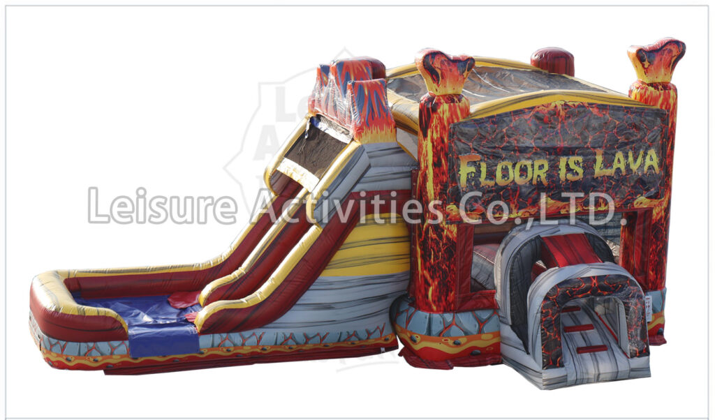 Floor Is Lava Double Lane Combo Wet/Dry-V-SL - Leisure Activities USA